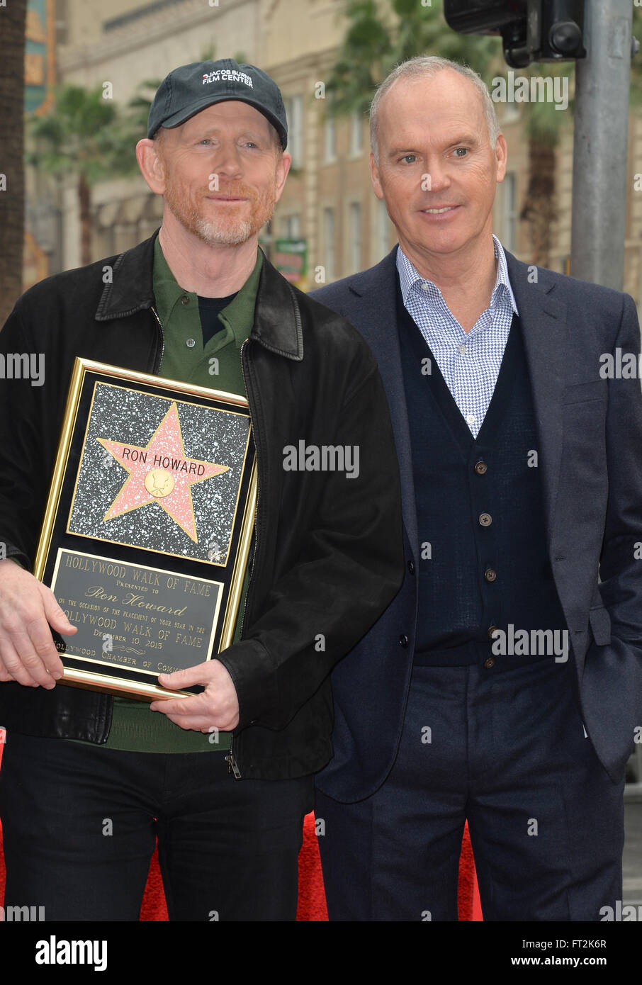 LOS ANGELES, CA - DECEMBER 10, 2015: Director Ron Howard & actor ...