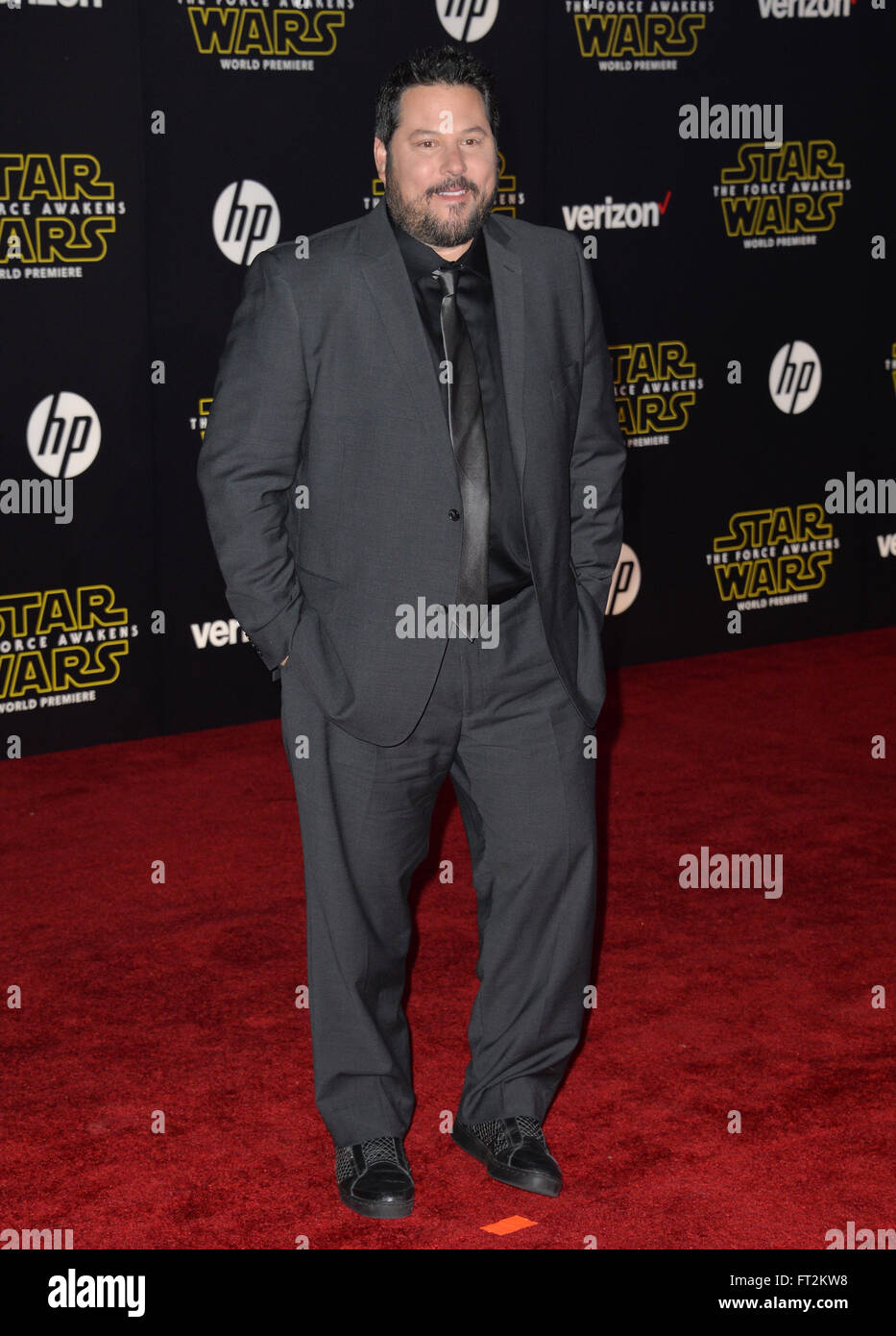 LOS ANGELES, CA - DECEMBER 14, 2015: Actor Greg Grunberg at the world ...