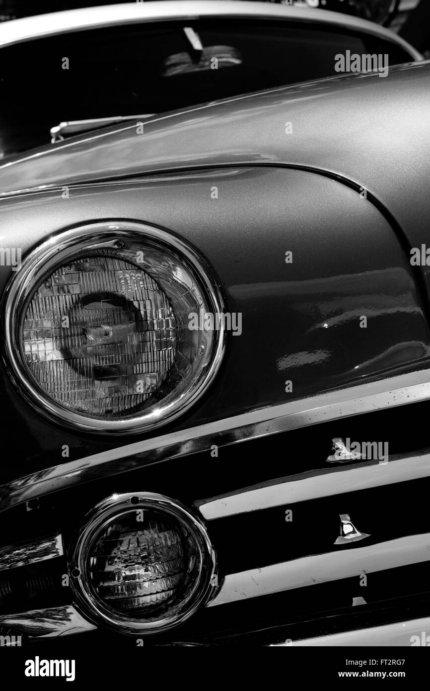 Motor old american car Black and White Stock Photos & Images - Alamy