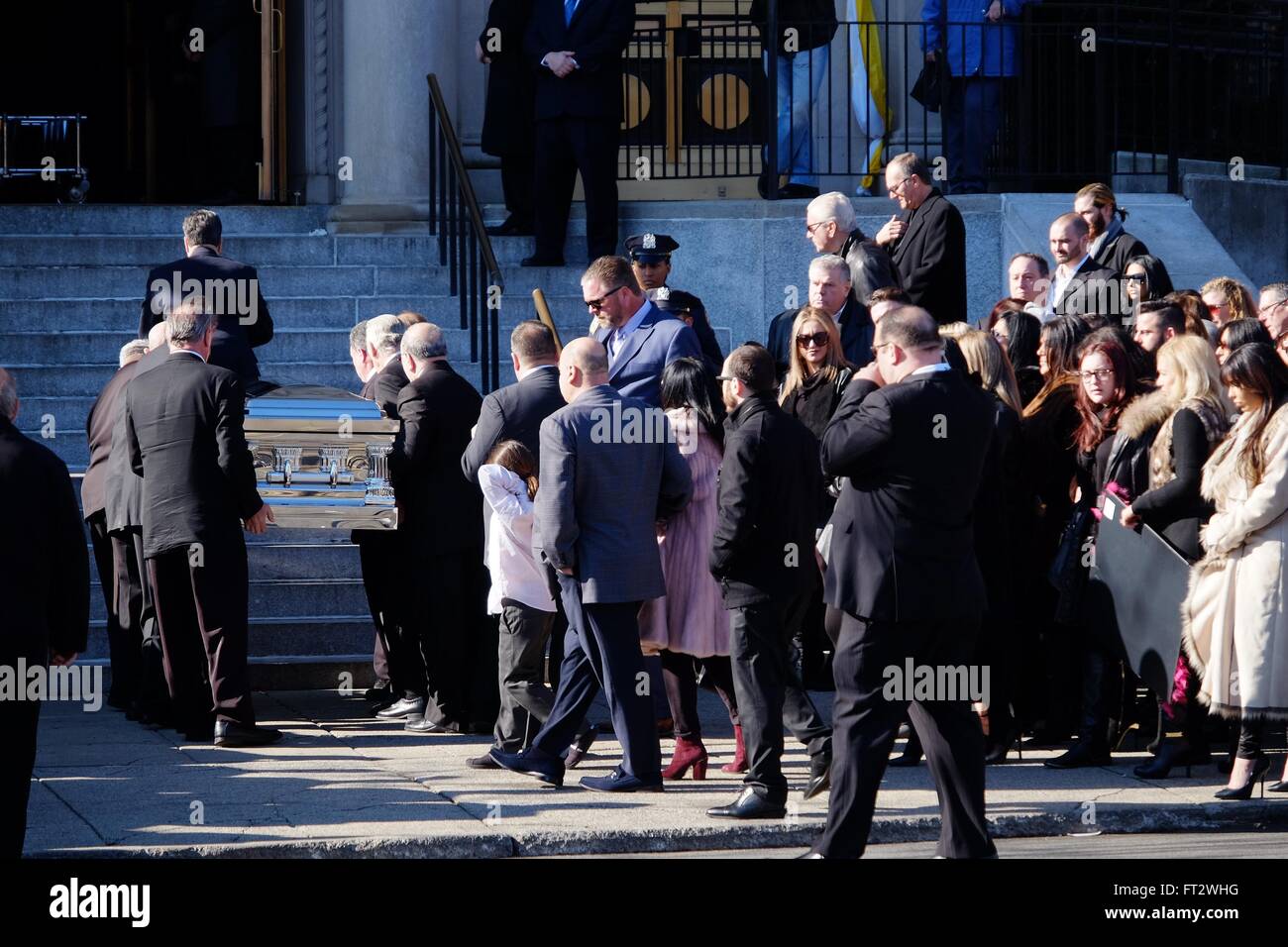 The Funeral of Big Ang Featuring: Guest, Atmosphere Where: Manhattan ...