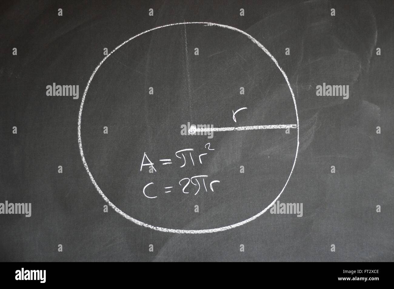 Mathematics on a blackboard Stock Photo - Alamy