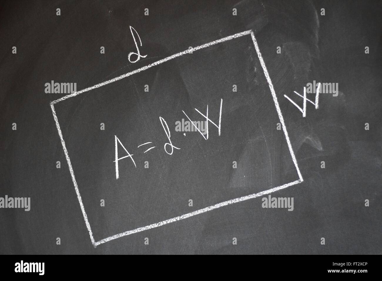 Blackboard maths equation hi-res stock photography and images - Alamy