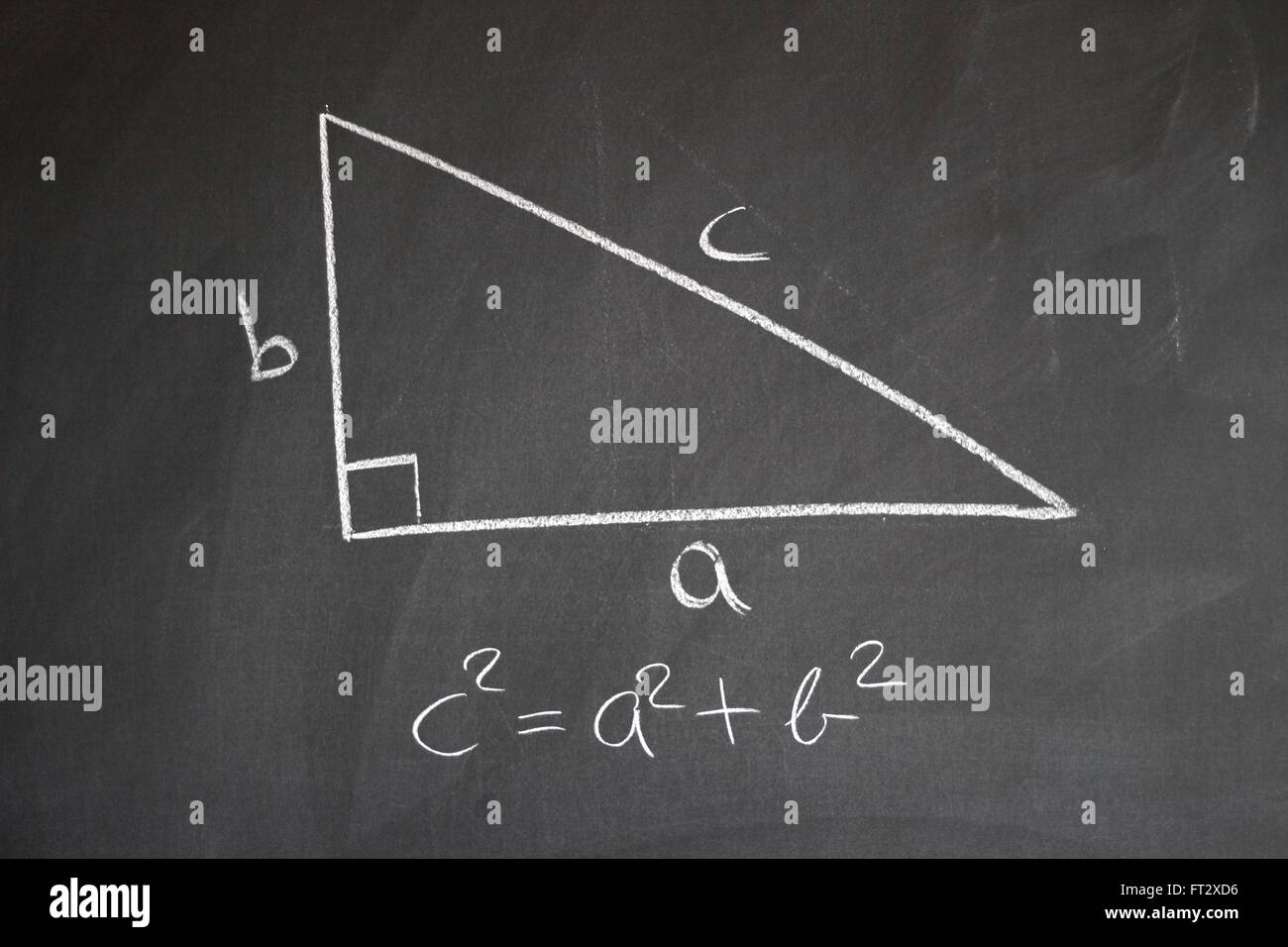 Mathematics on a blackboard Stock Photo - Alamy