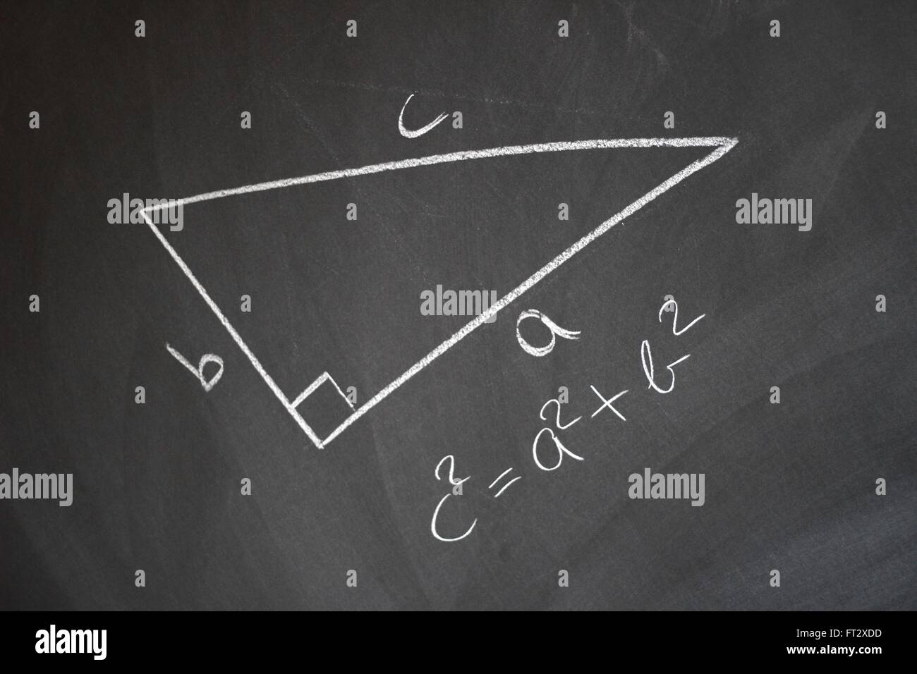 Mathematics on a blackboard Stock Photo - Alamy