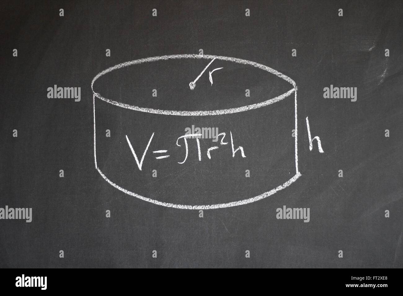 Mathematics on a blackboard Stock Photo - Alamy