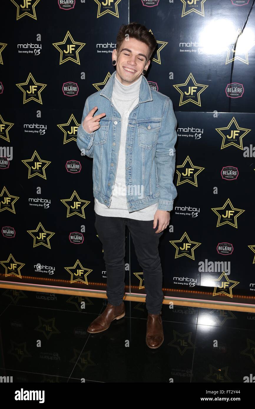 Guests attend JF London Launch Party Featuring: Jake Sims Where: London ...