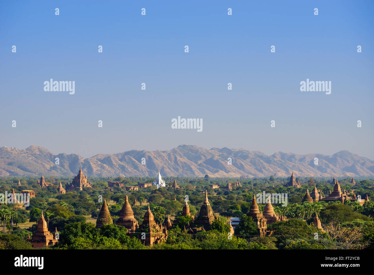 The Temples of bagan at sunrise, Bagan(Pagan), Myanmar Stock Photo - Alamy
