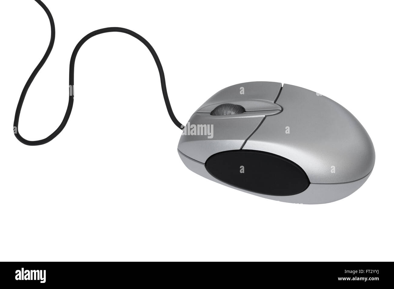 The mouse with a wheel on a white background Stock Photo - Alamy