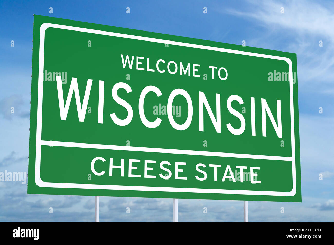 Welcome to wisconsin sign hi-res stock photography and images - Alamy
