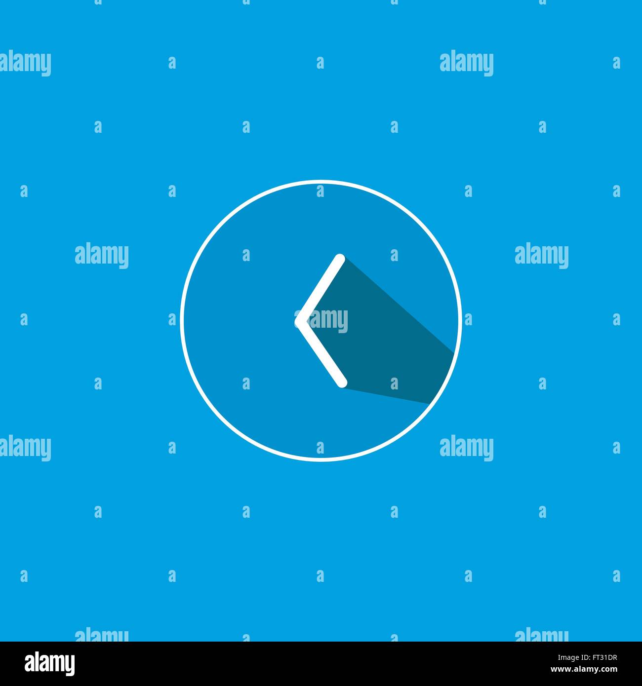 Chevron vector icon on Stock Vector Images - Alamy