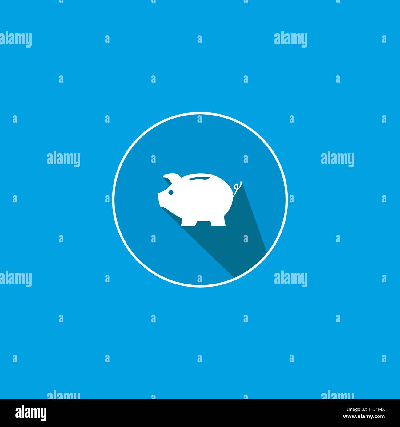 Piggy bank icon set Stock Vector Images - Alamy