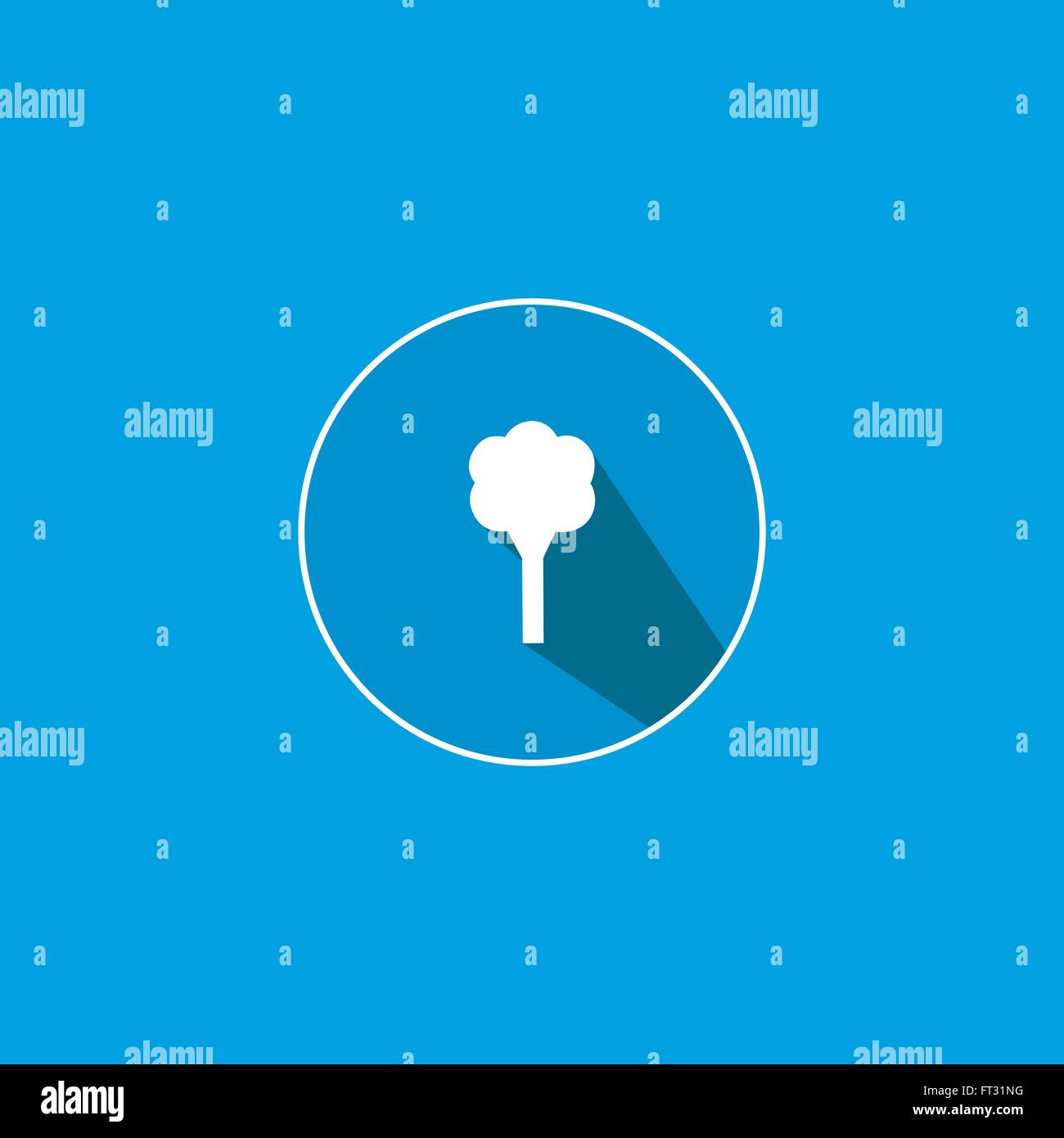 Tree symbol icon Stock Vector Images - Alamy