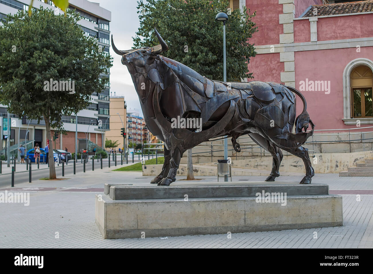 Metal sculpture, Spain Stock Photo - Alamy