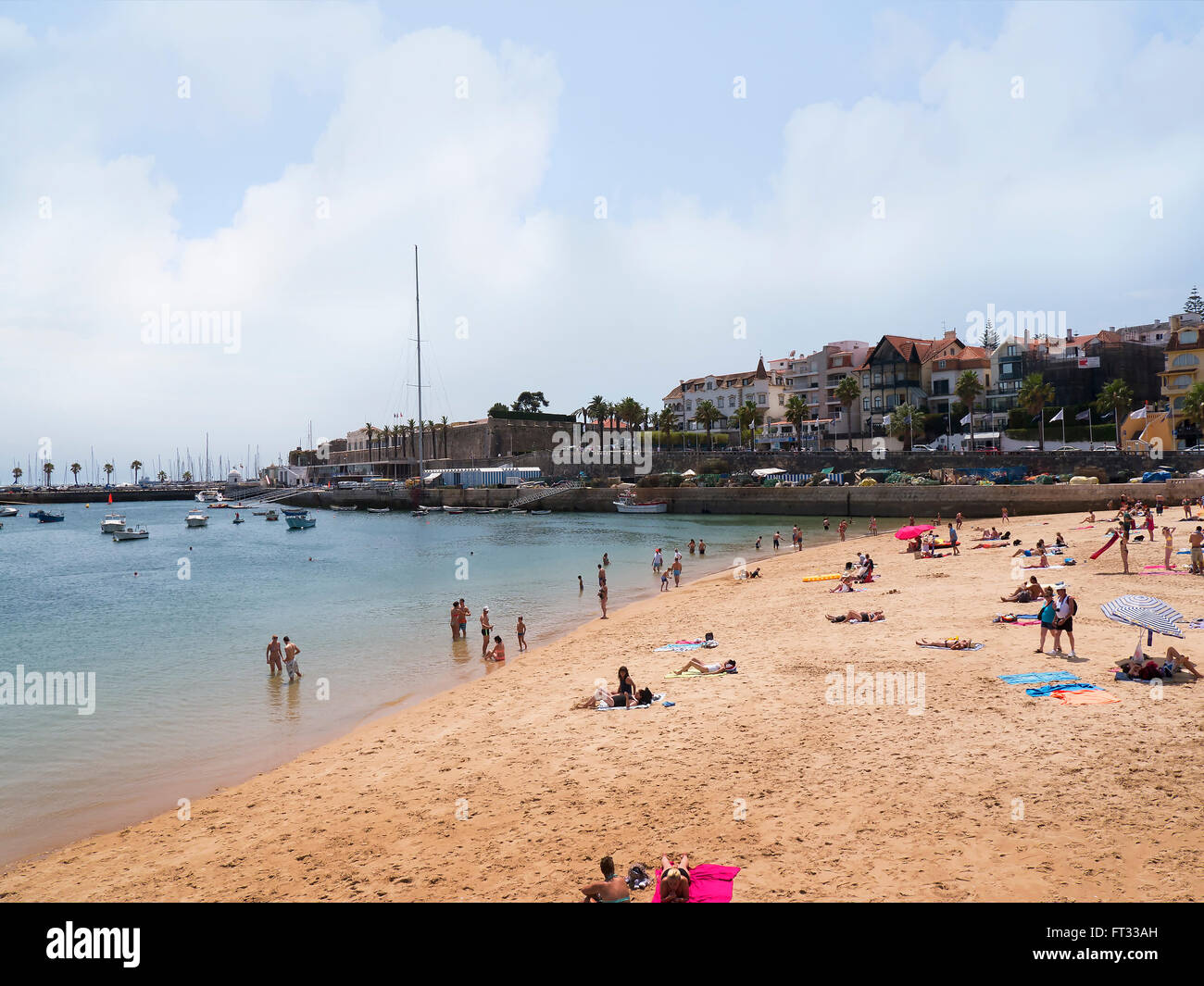 Cascais is a coastal town and a holiday resort in Portugal with a beach ...