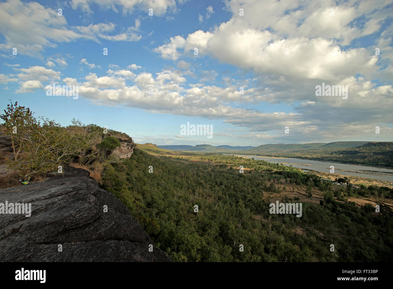 river in wild with beautiful cloud sky background Stock Photo - Alamy