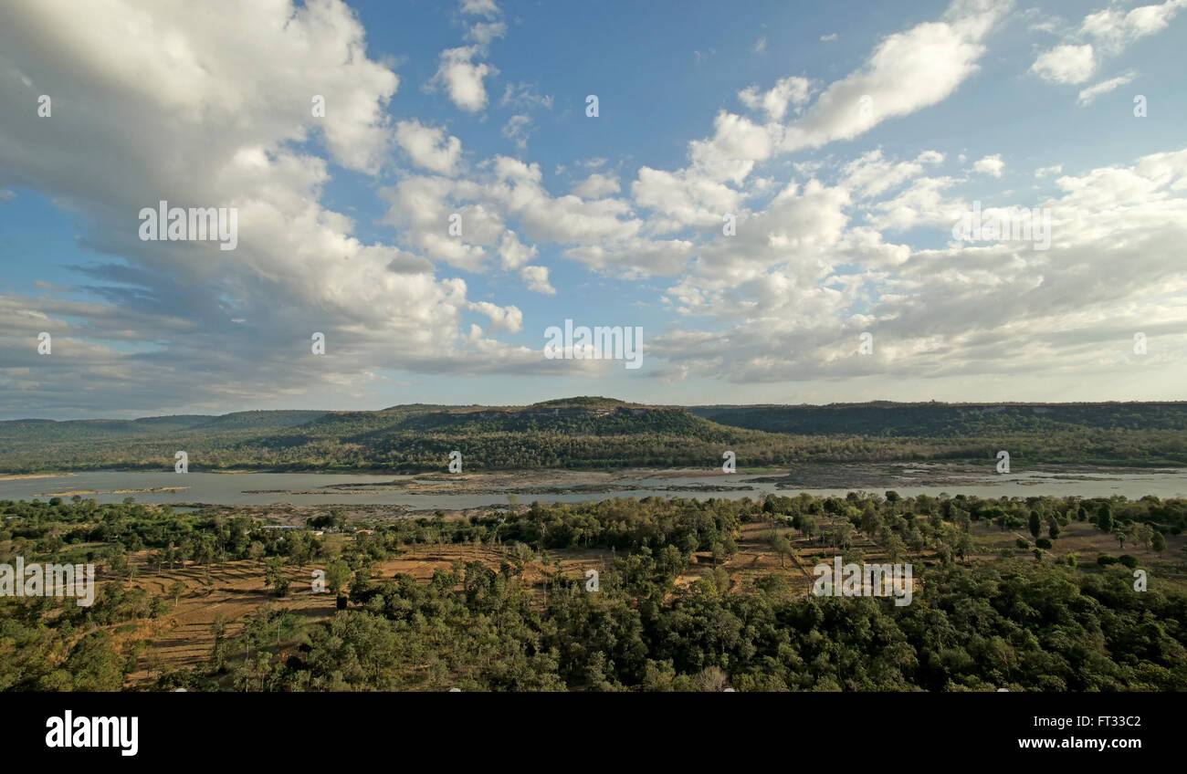 river in wild with beautiful cloud sky background Stock Photo - Alamy