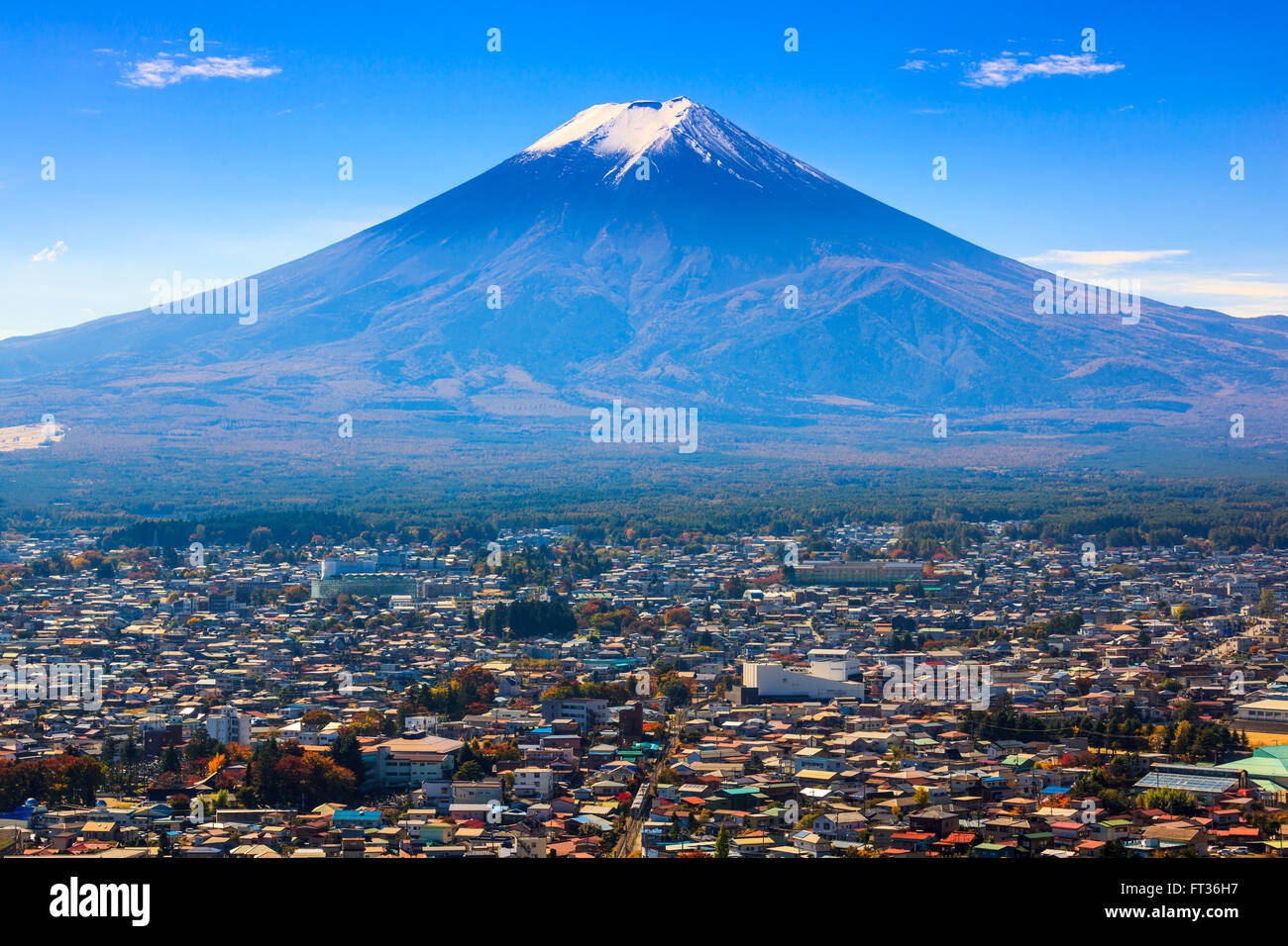 Aerial view of mt.Fuji, Fujiyoshida, Japan Stock Photo - Alamy