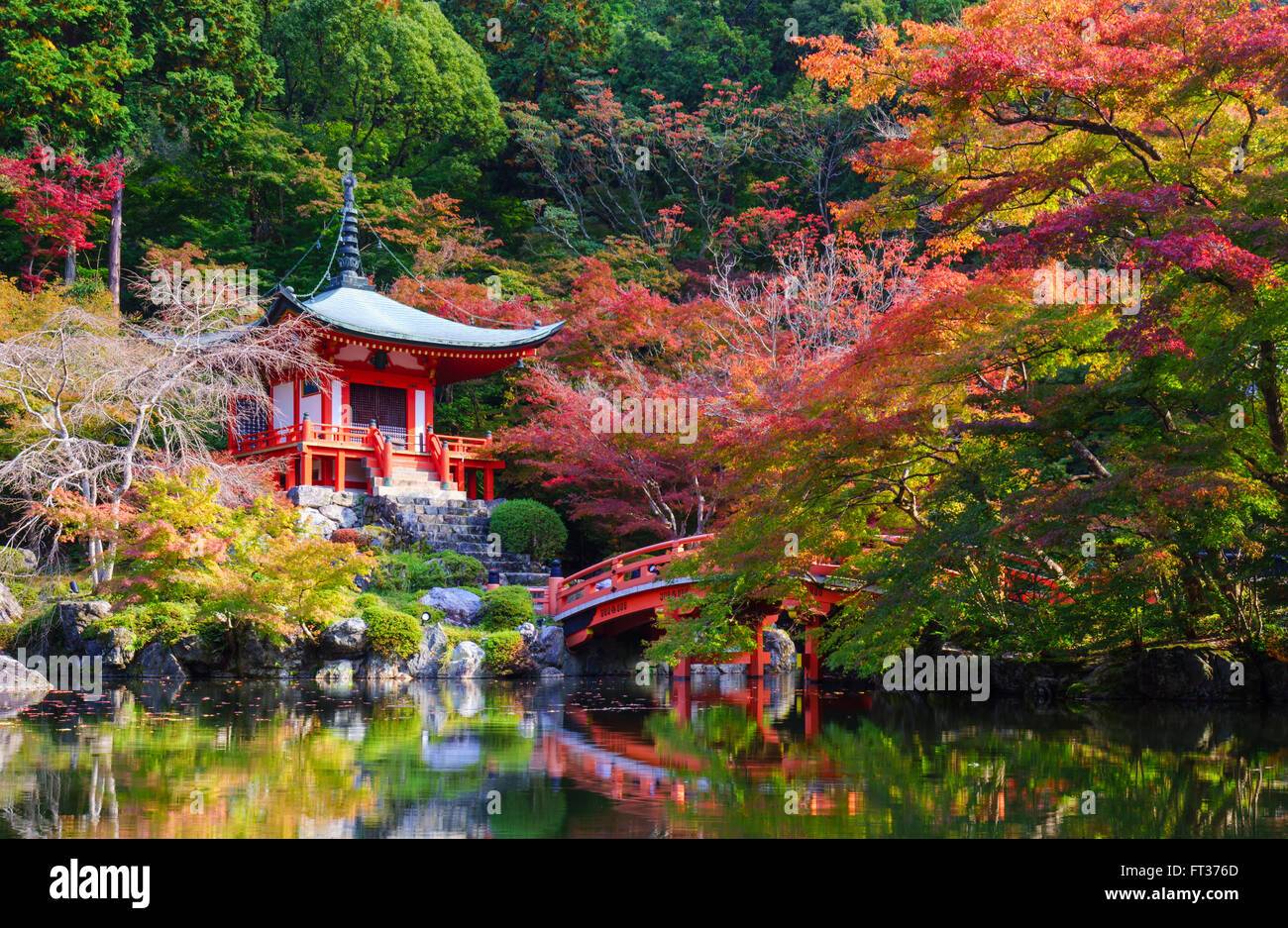 Daigoji Temple in Autumn, Kyoto, Japan Stock Photo - Alamy