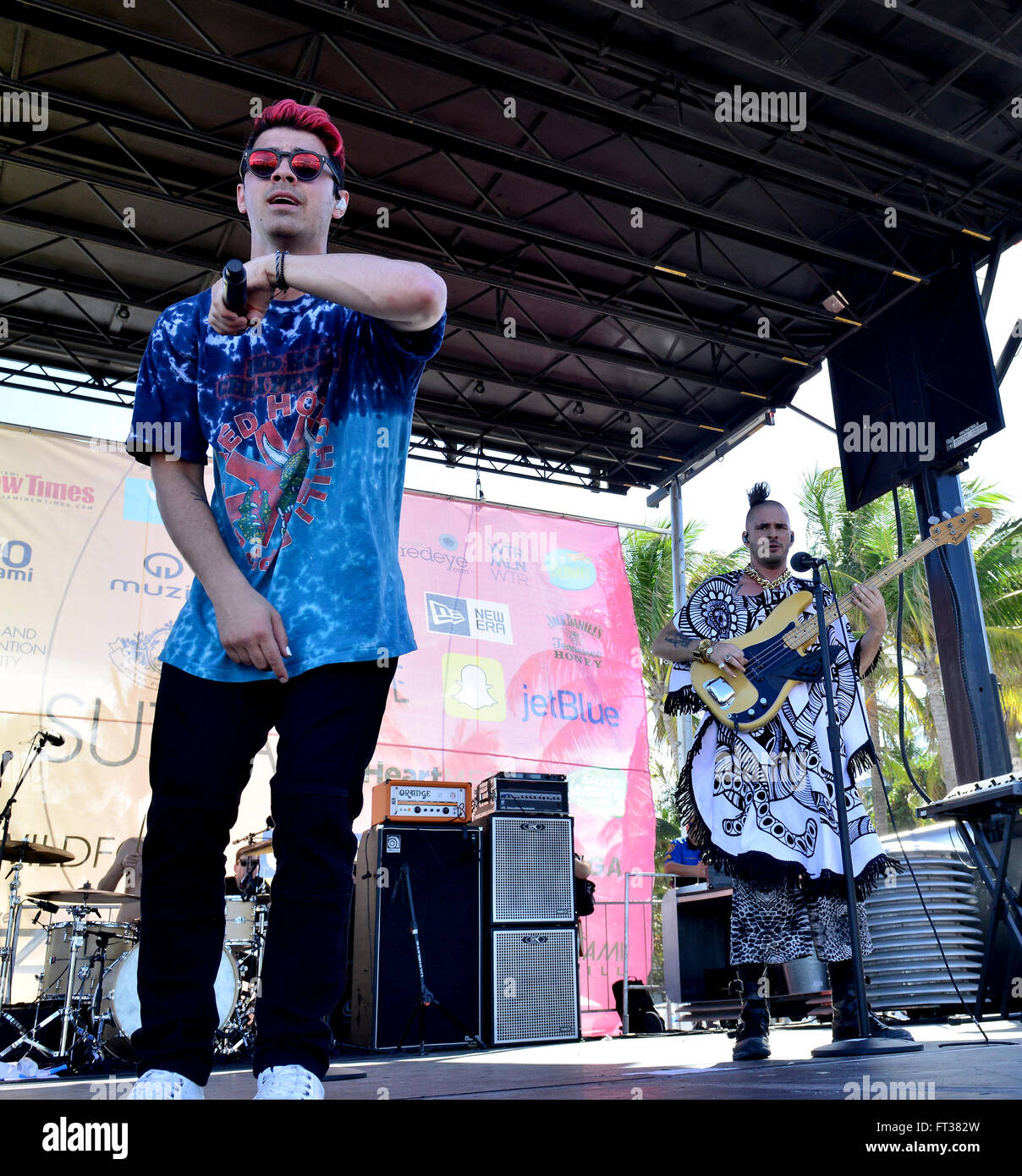 Pop/Rock band DNCE performs during the 7th annual Model Volleyball ...