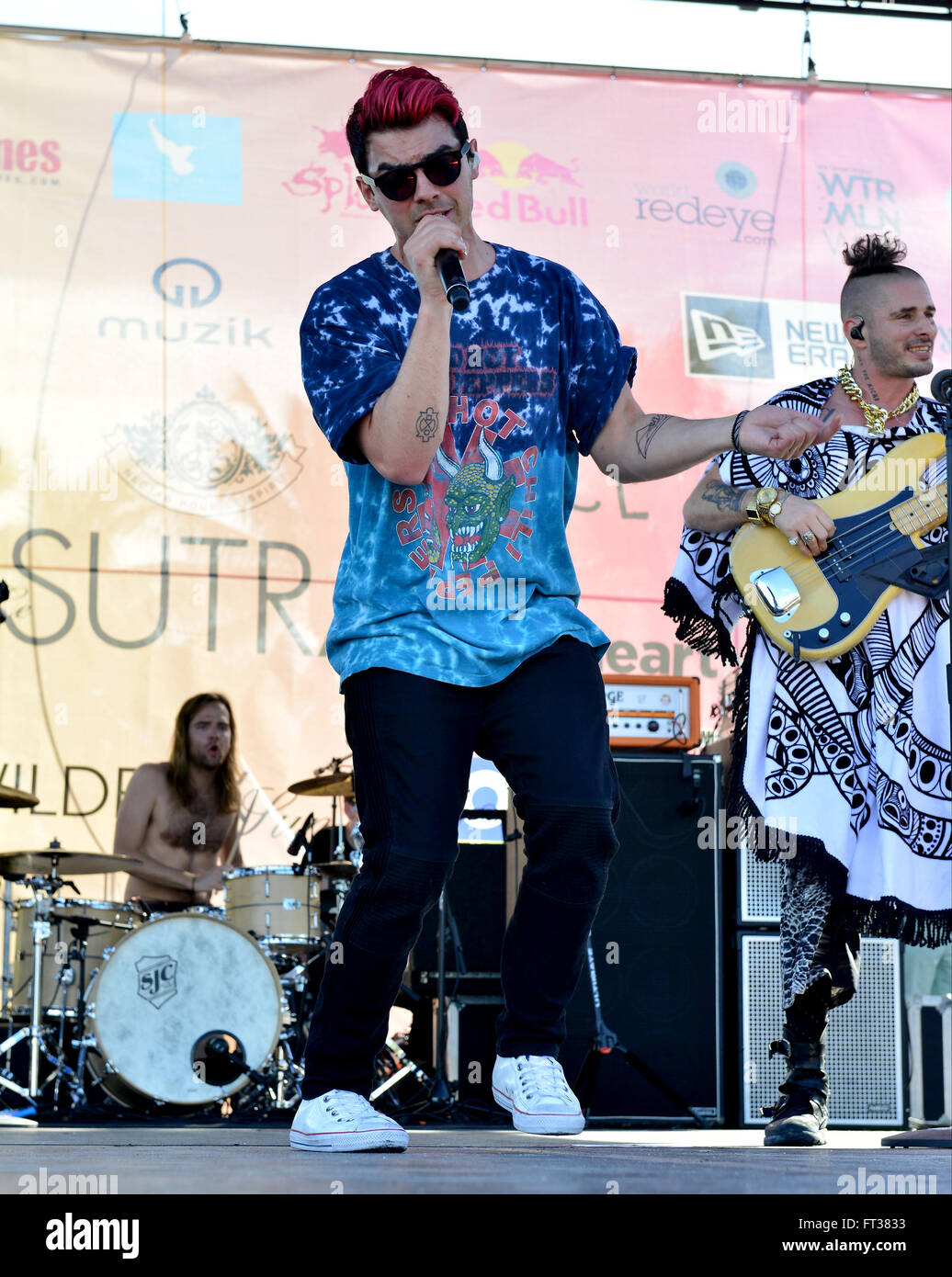 Pop/Rock band DNCE performs during the 7th annual Model Volleyball ...
