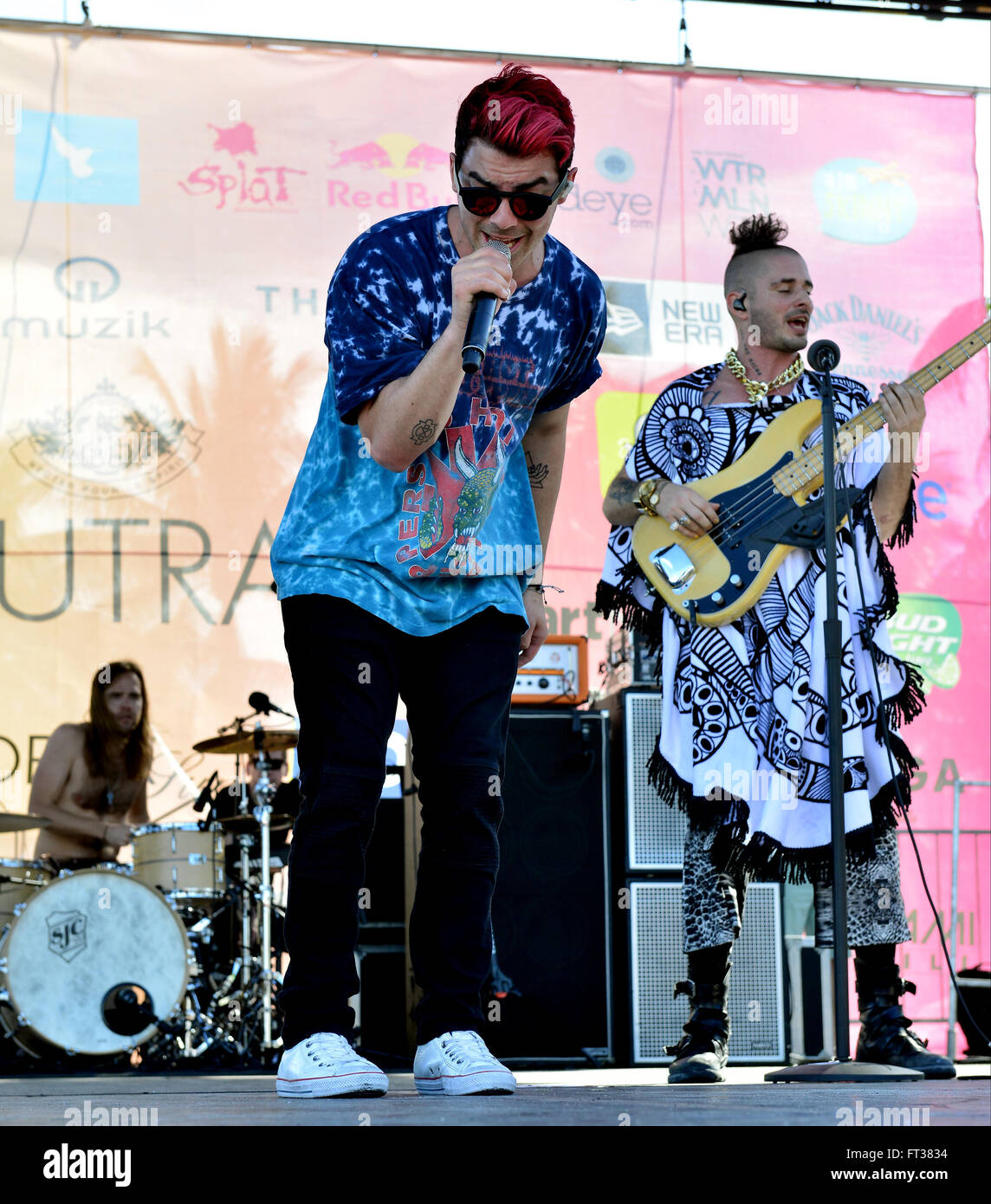Pop/Rock band DNCE performs during the 7th annual Model Volleyball ...