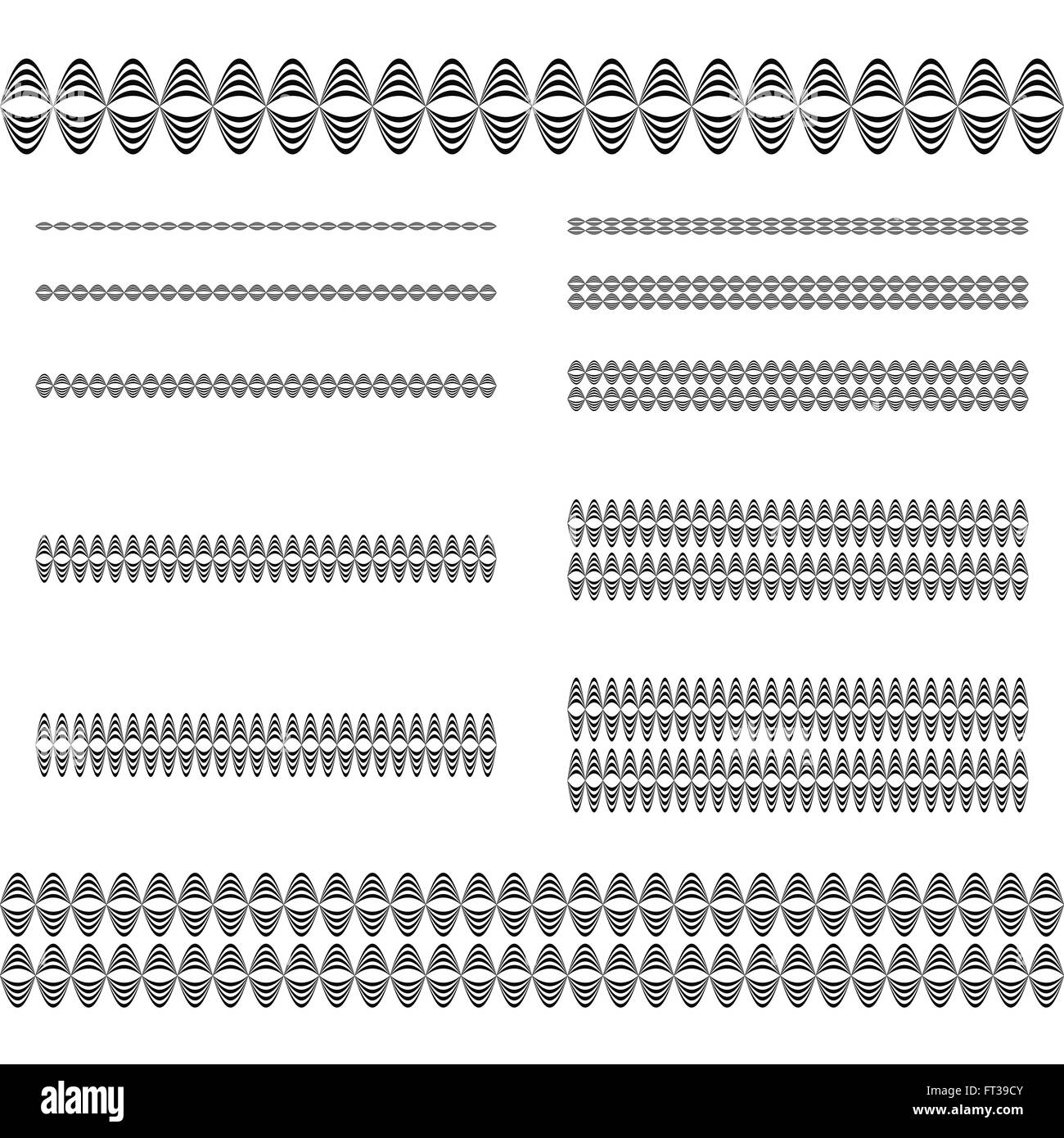 Design elements - curly line set Stock Vector Image & Art - Alamy