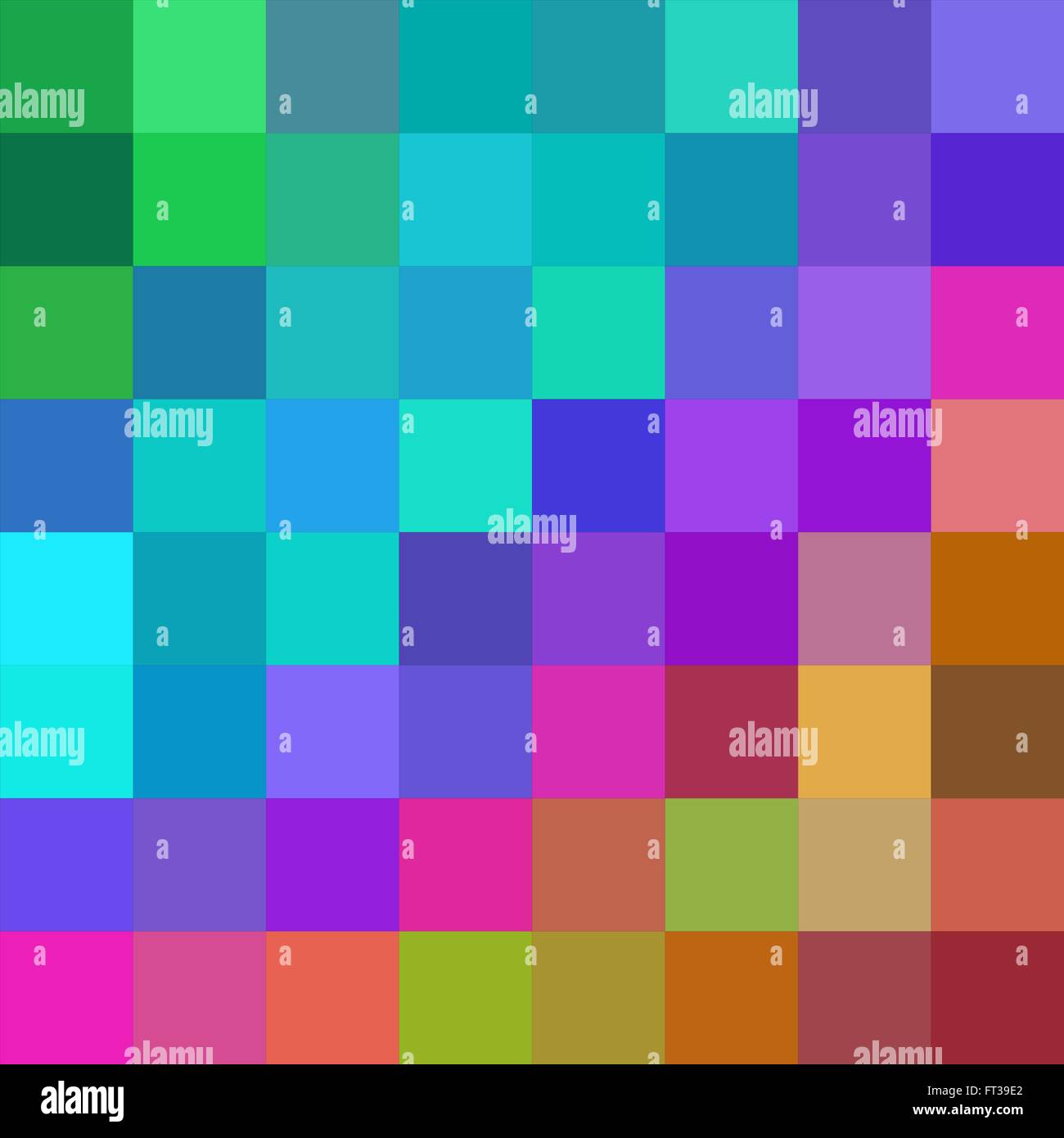 Multicolor square mosaic vector background design Stock Vector Image ...