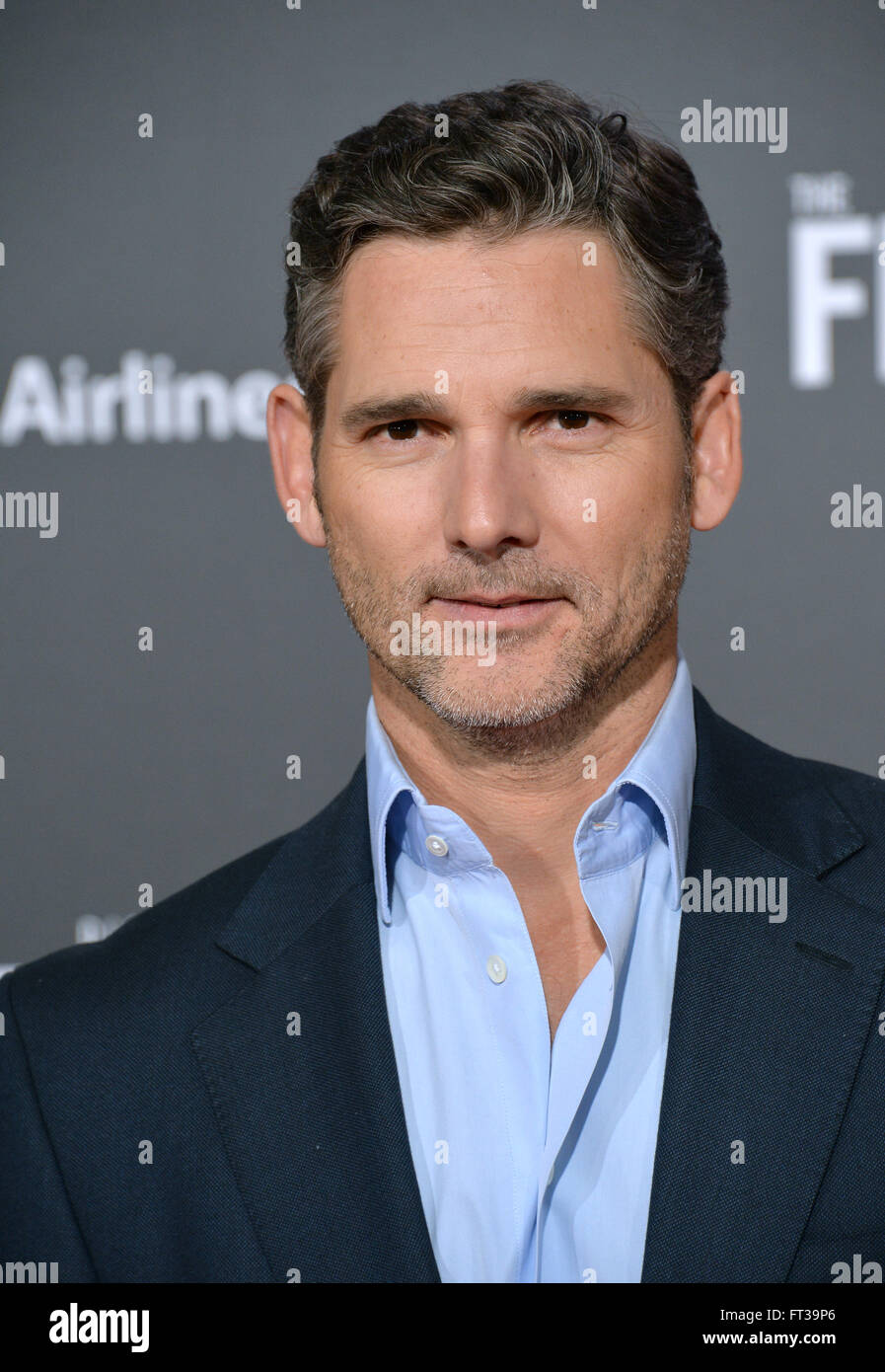 LOS ANGELES, CA - JANUARY 25, 2016: Actor Eric Bana at the premiere of ...