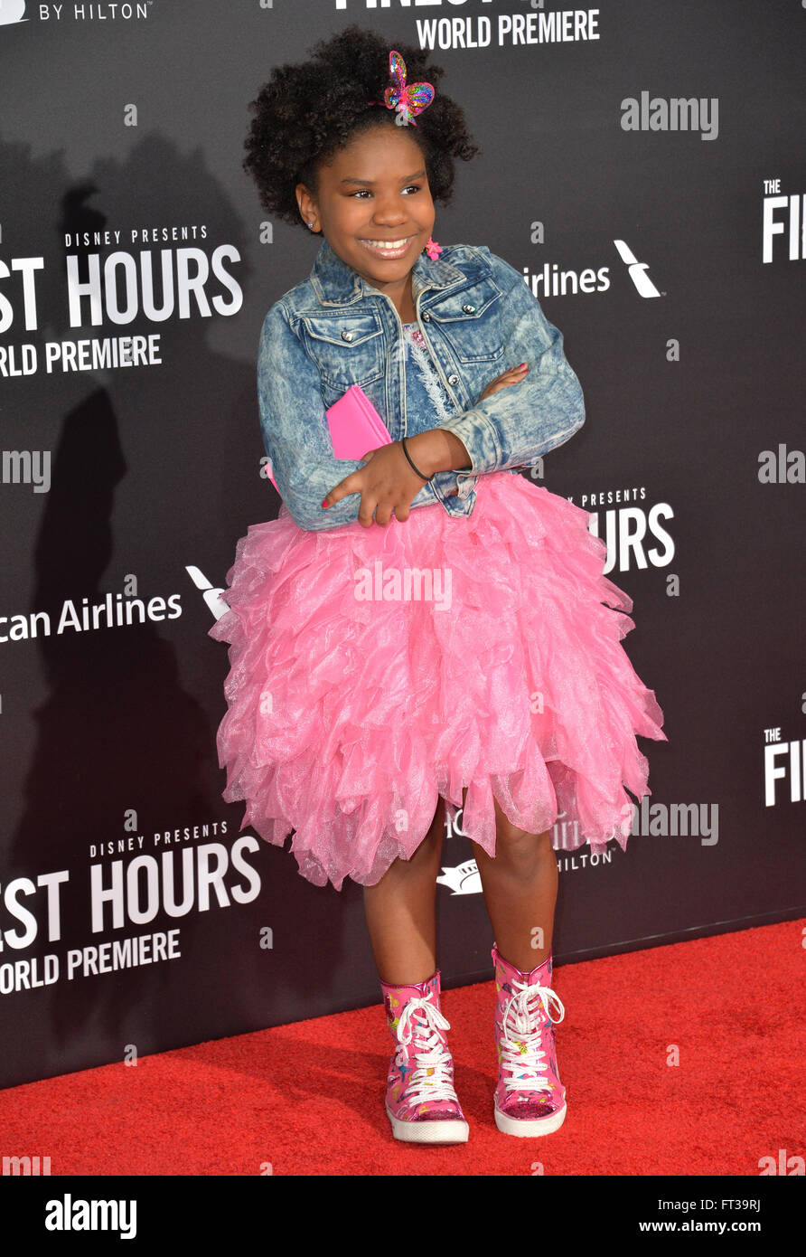 LOS ANGELES, CA - JANUARY 25, 2016: Actress Trinitee Stokes at the ...