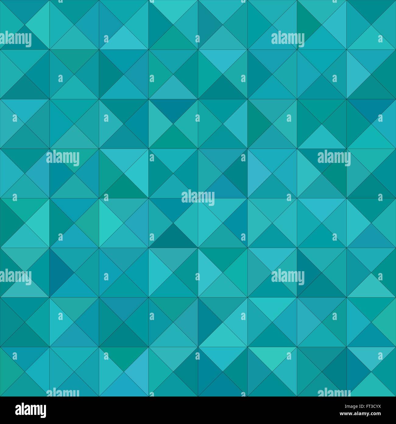 Teal triangle mosaic vector background Stock Vector Image & Art - Alamy