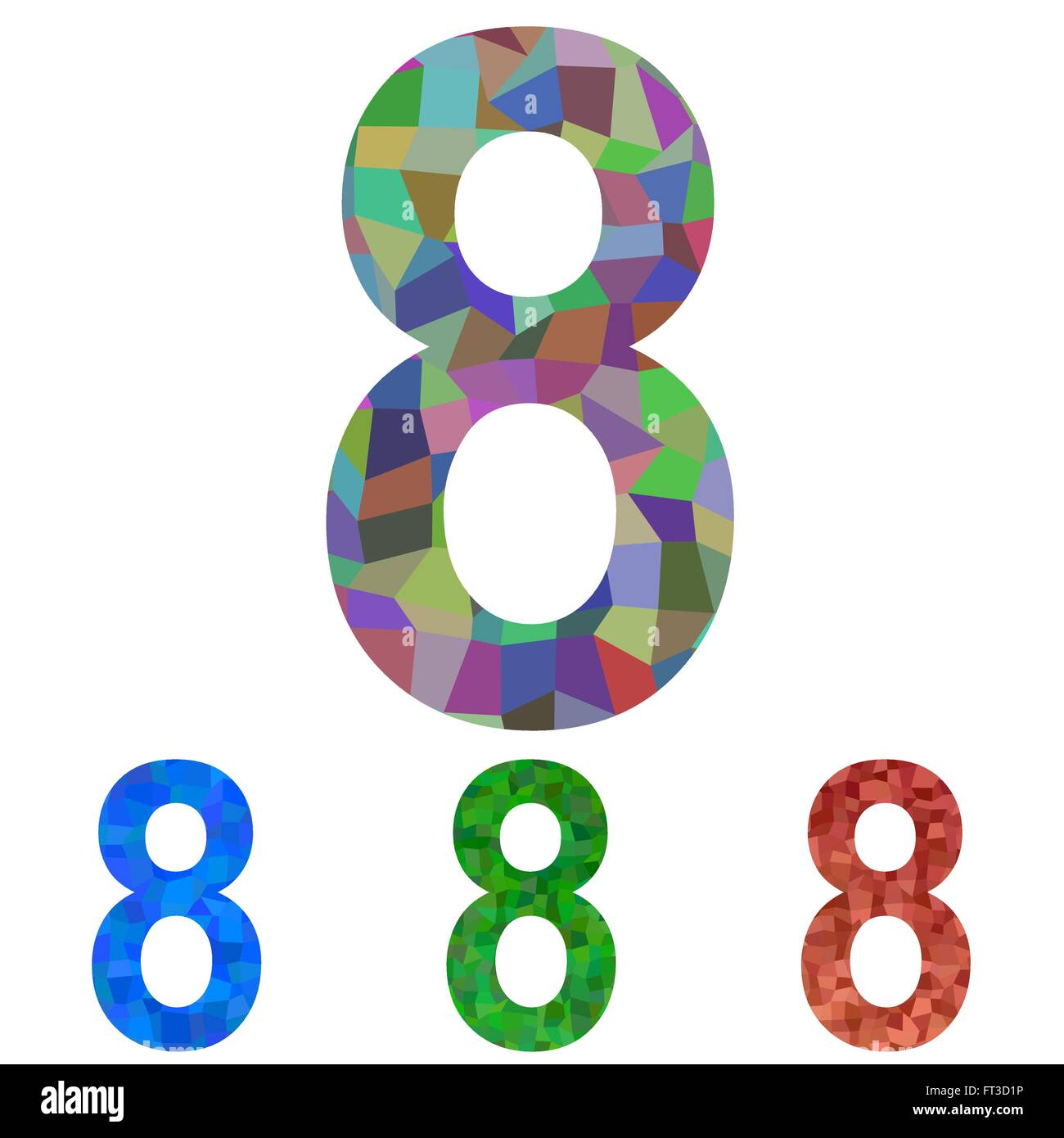 Number 8 logo hi-res stock photography and images - Alamy
