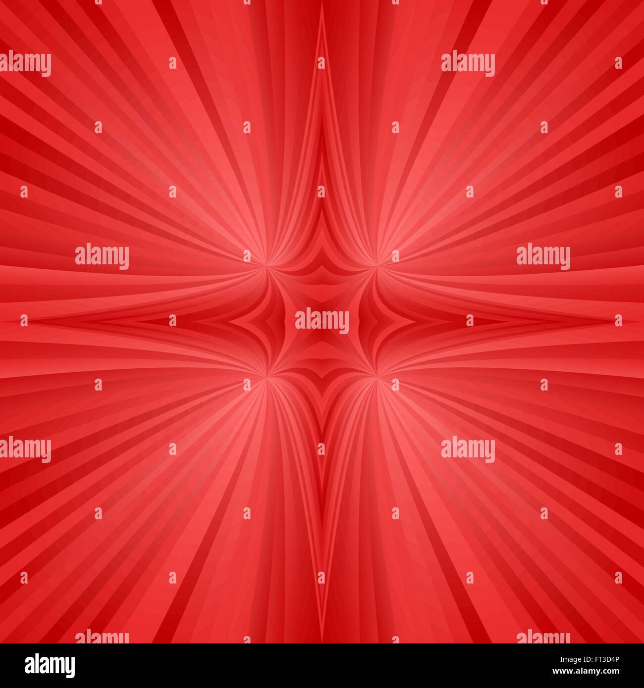 Red mirror symmetric ray background Stock Vector Image & Art - Alamy