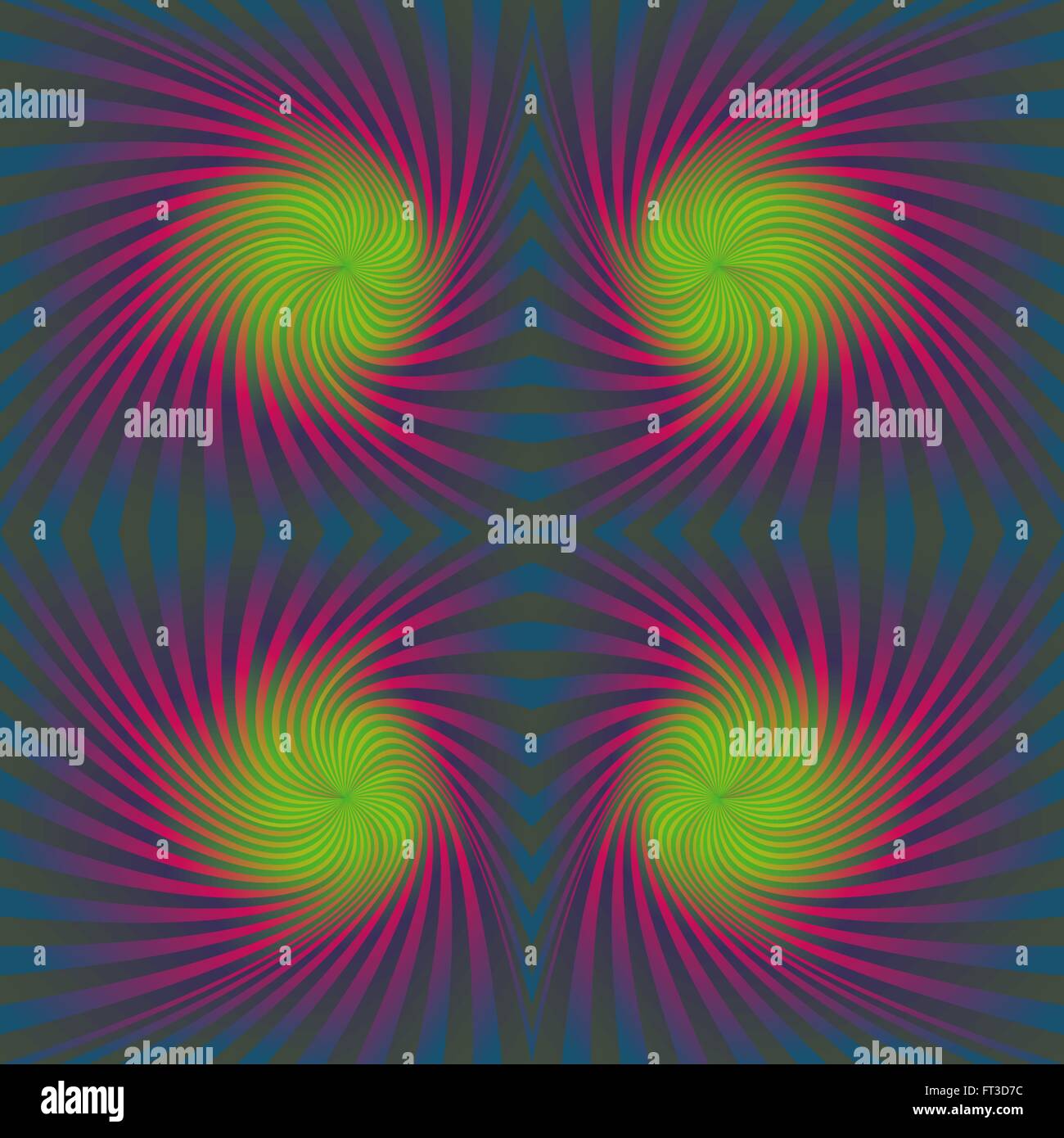 Seamless colorful psychedelic spiral pattern Stock Vector Image & Art ...