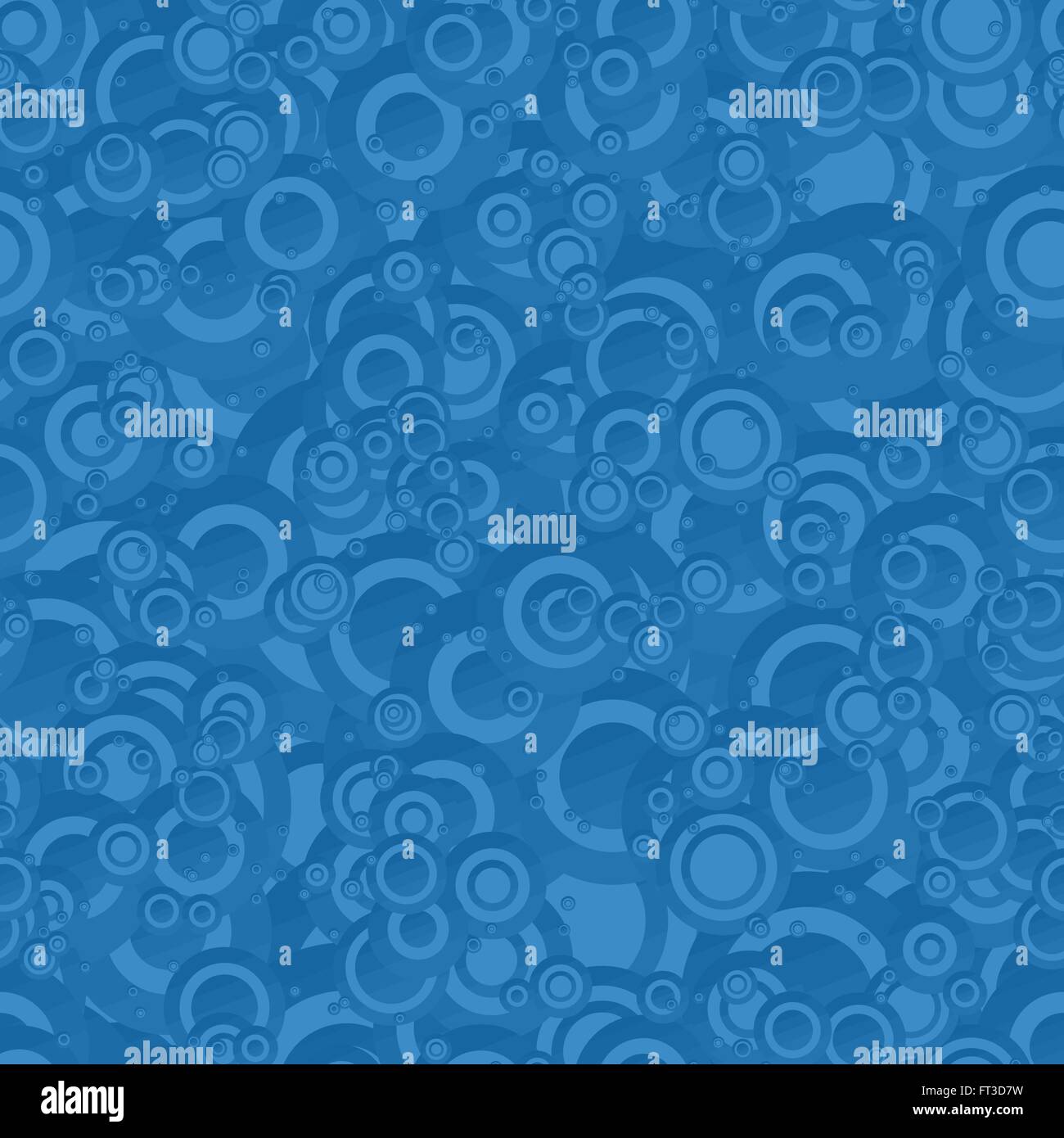 Blue seamless circle pattern background Stock Vector Image & Art - Alamy