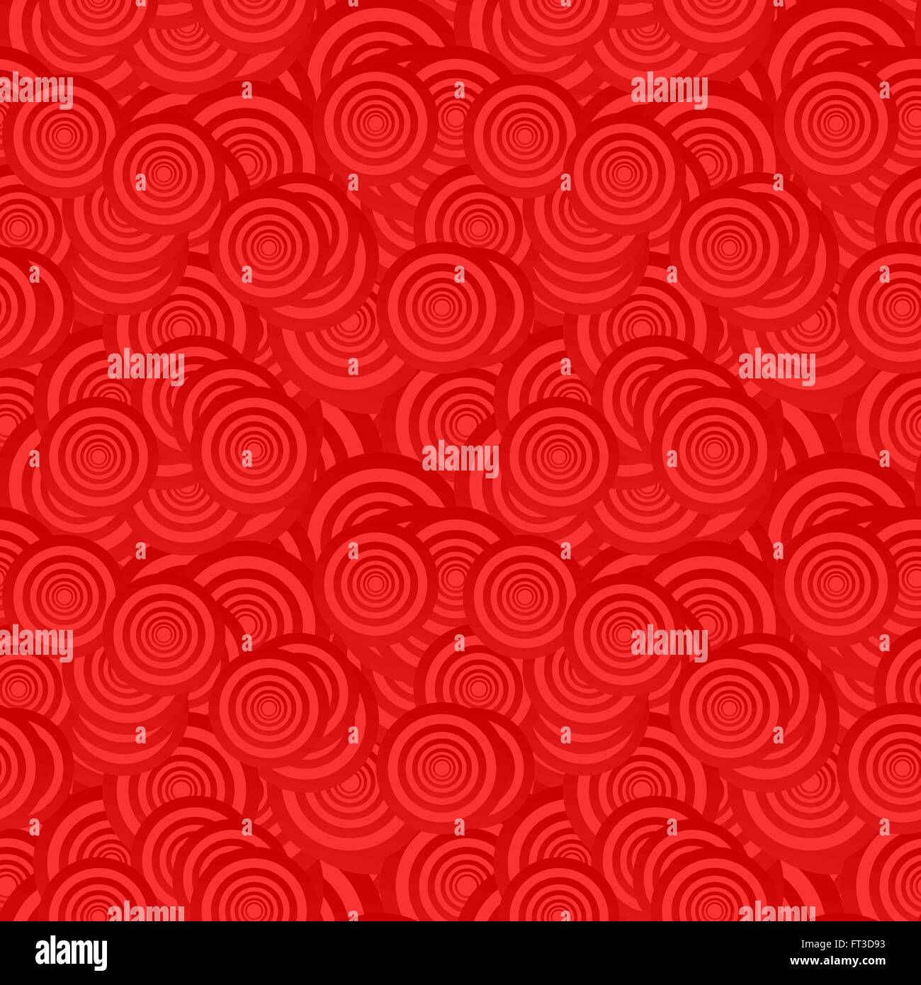 Red seamless circle pattern background Stock Vector Image & Art - Alamy