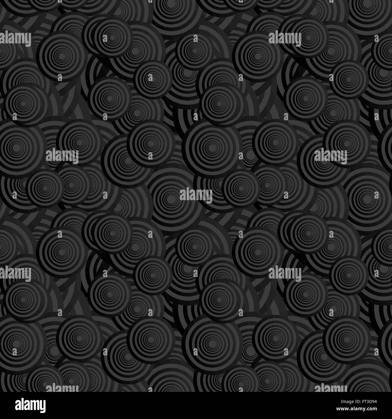 Black seamless circle pattern background Stock Vector Image & Art - Alamy