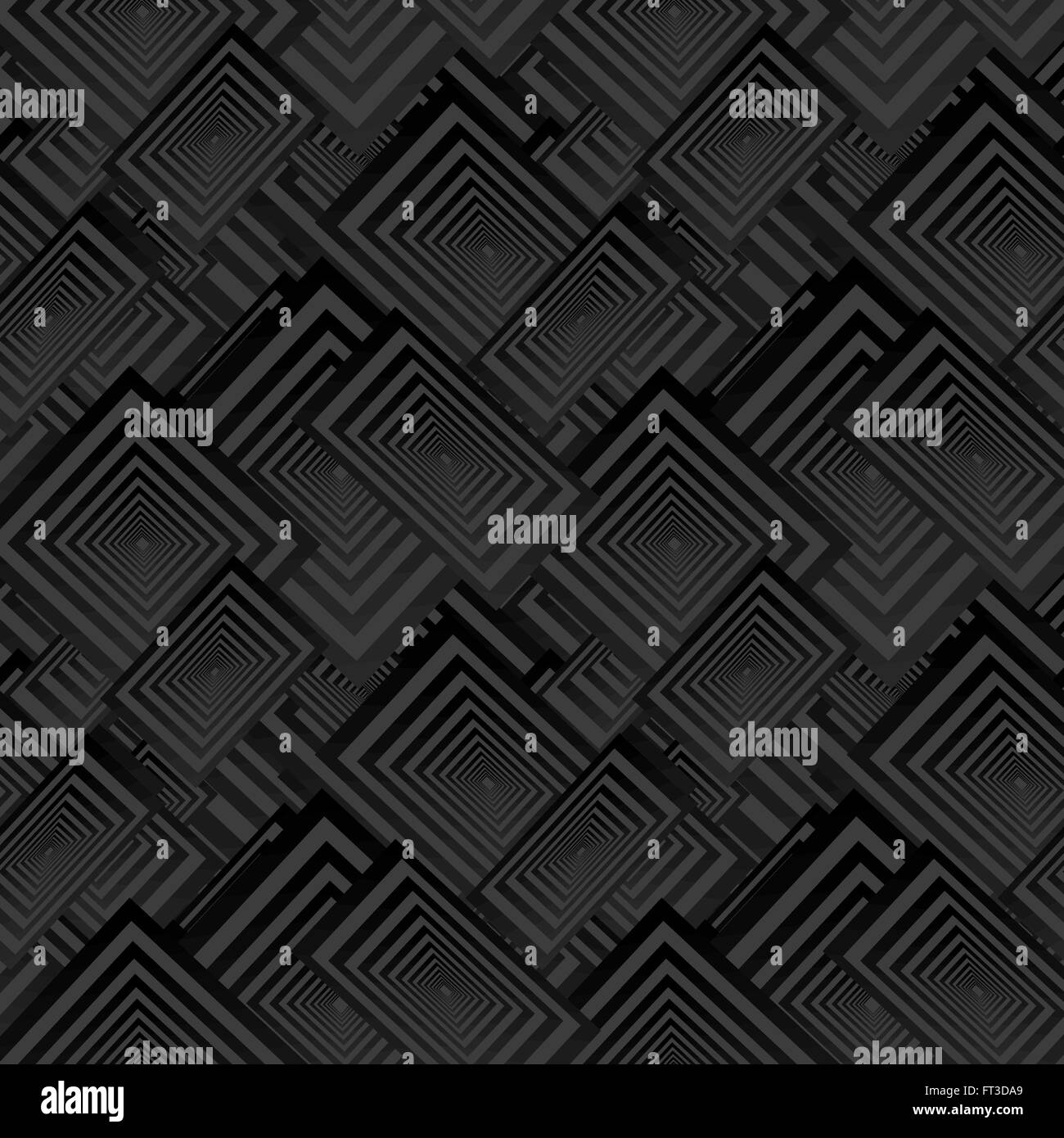 Black seamless rectangle pattern background Stock Vector Image & Art ...