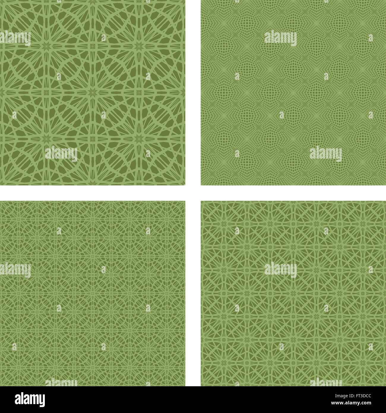Pastel green seamless pattern background set Stock Vector Image & Art ...