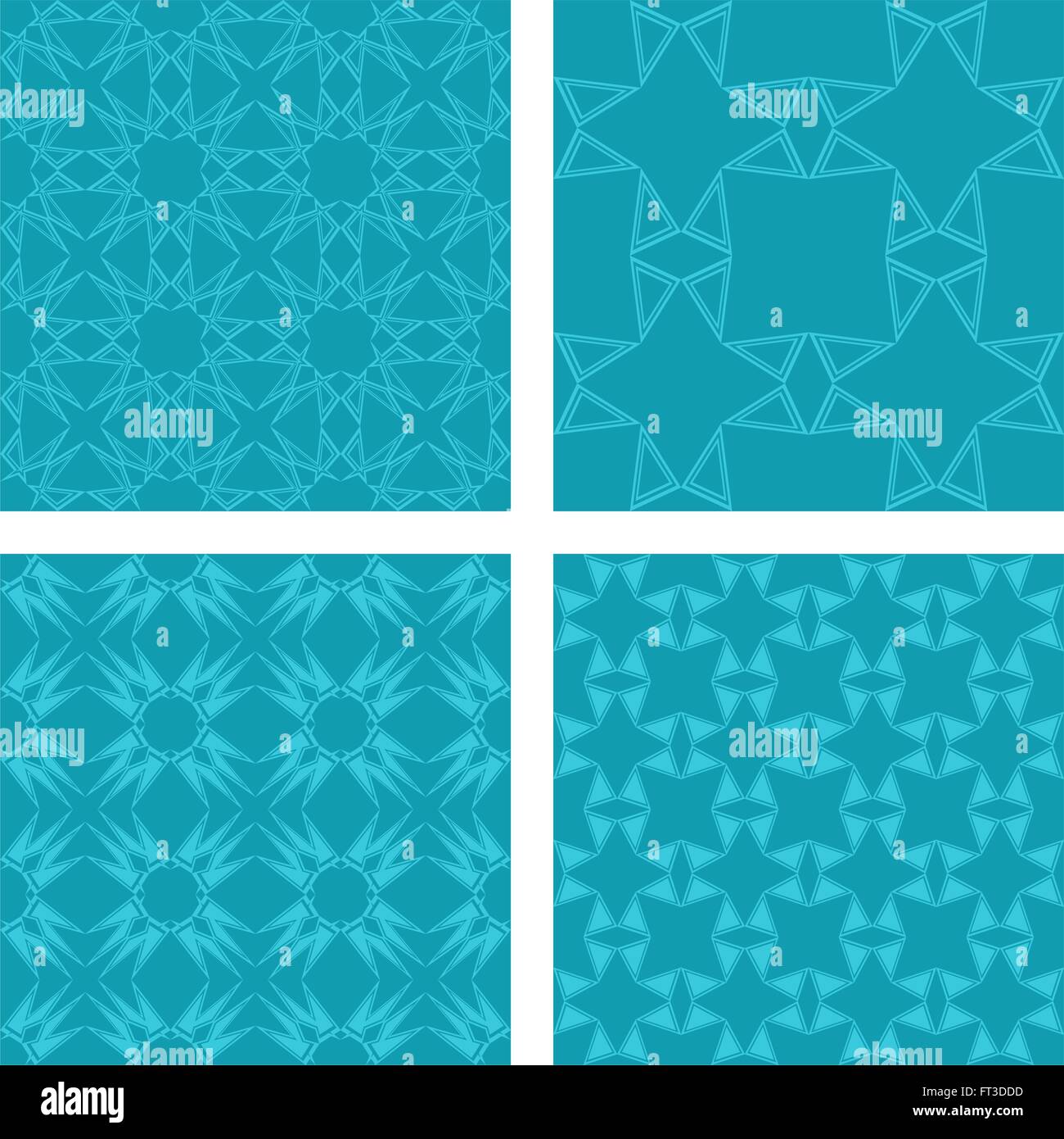 Teal seamless pattern background set Stock Vector Image & Art - Alamy
