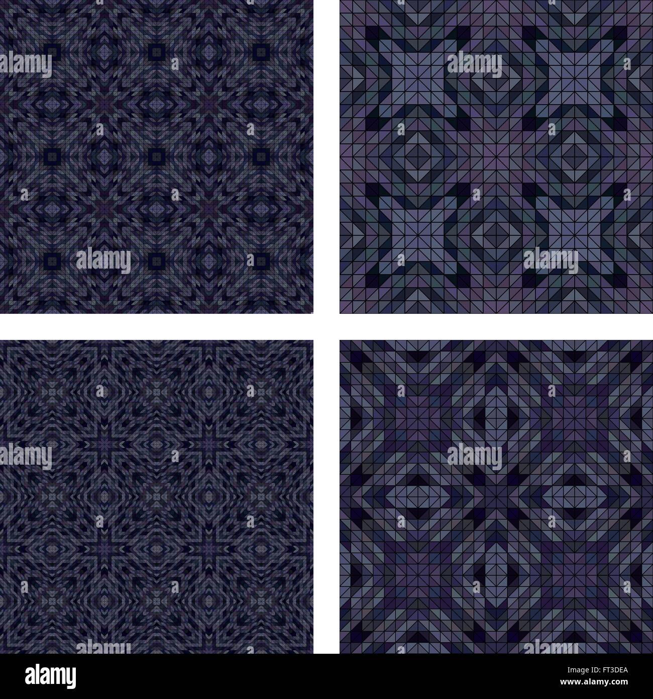 Grey seamless mosaic glass design set Stock Vector Image & Art - Alamy