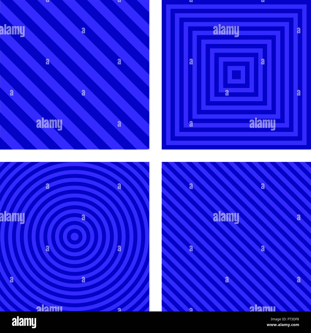 Simple blue striped pattern background set Stock Vector Image & Art - Alamy