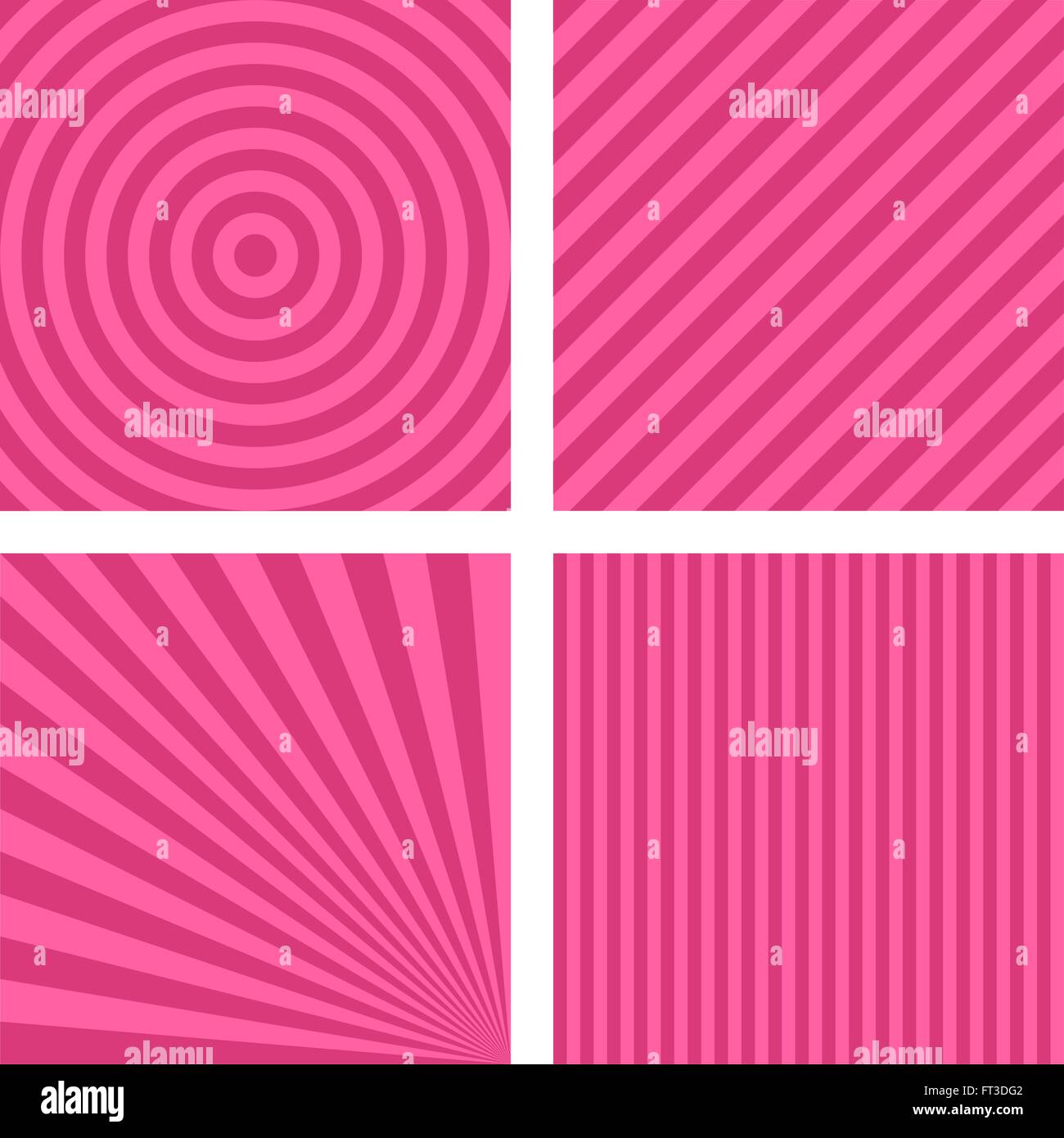 Simple pink striped pattern background set Stock Vector Image & Art - Alamy