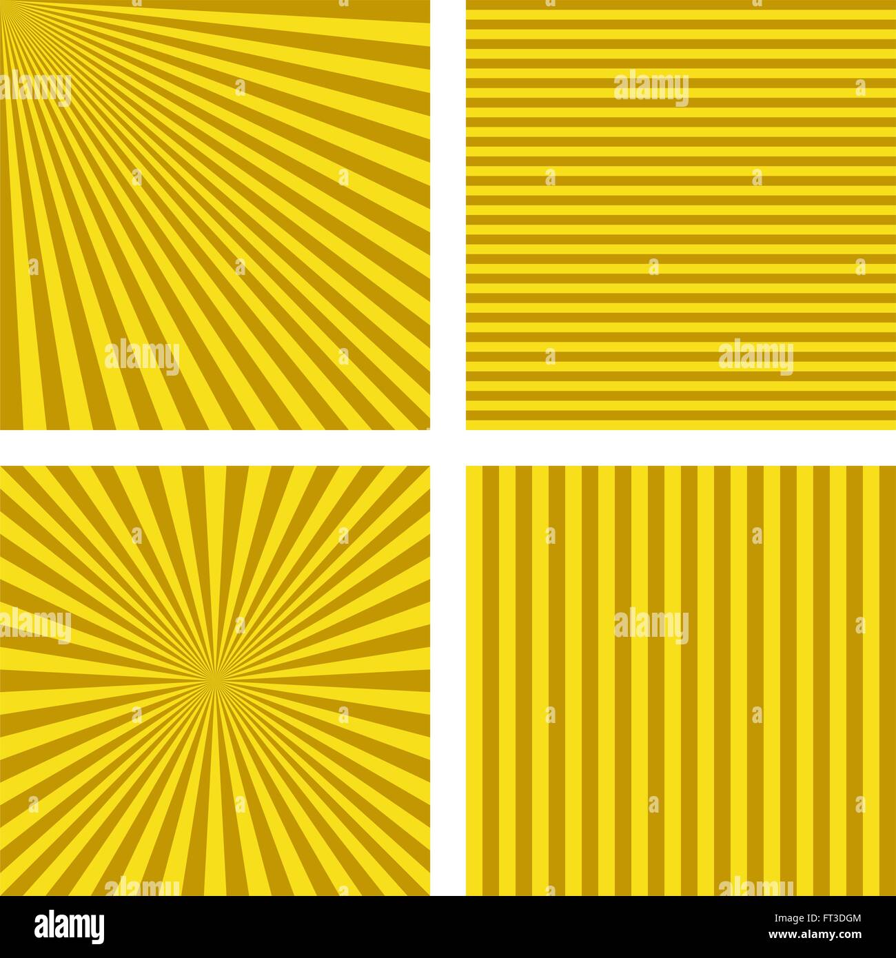 Yellow brown simple striped wallpaper set Stock Vector Image & Art - Alamy
