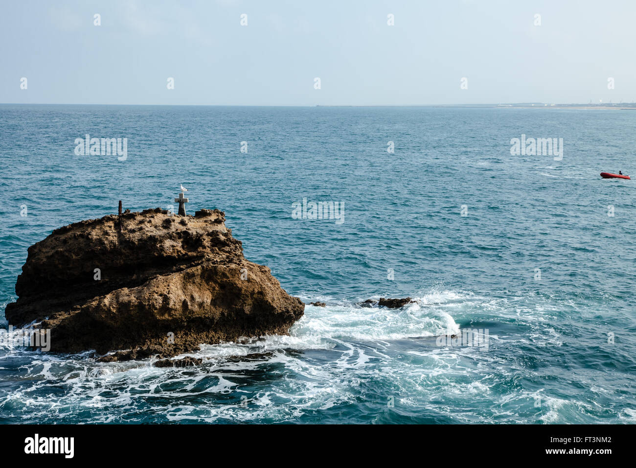 Rocks in Biarritz Stock Photo - Alamy