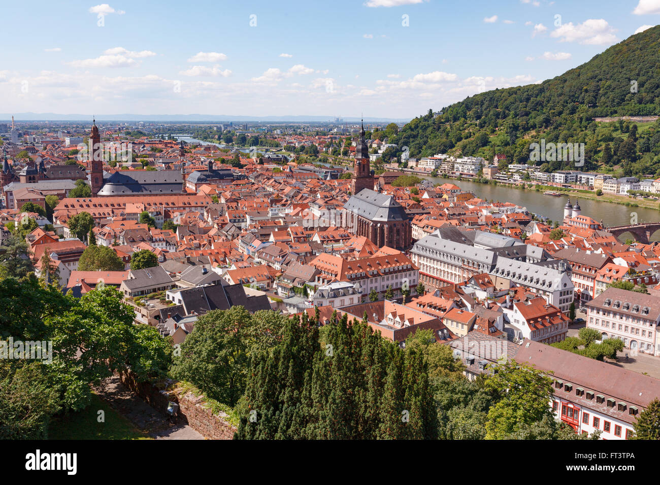 Heidelberg city at sunny summer day Stock Photo - Alamy