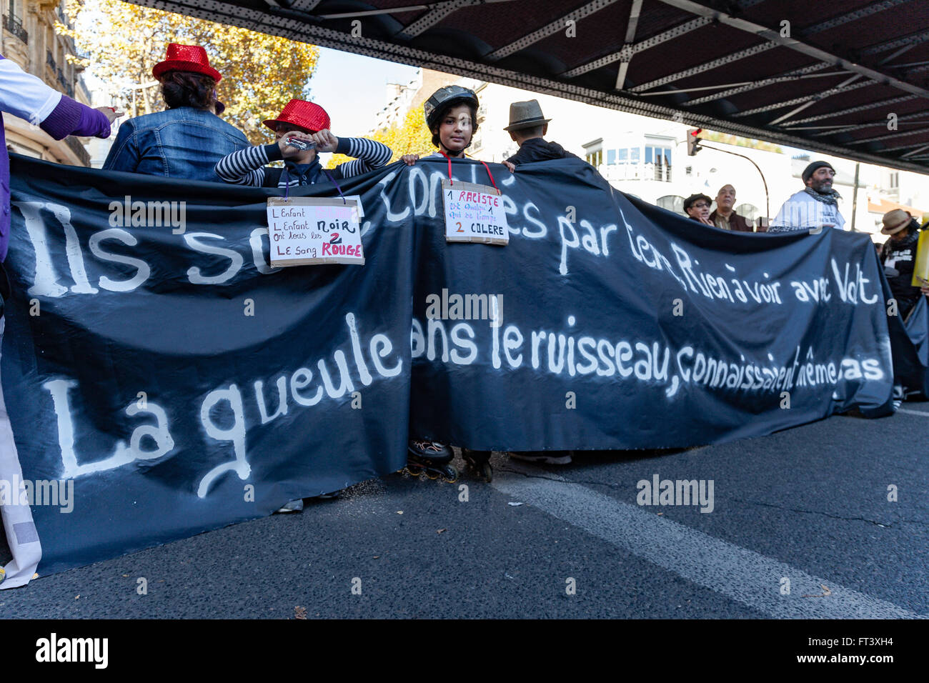 March against racism in France Stock Photo - Alamy