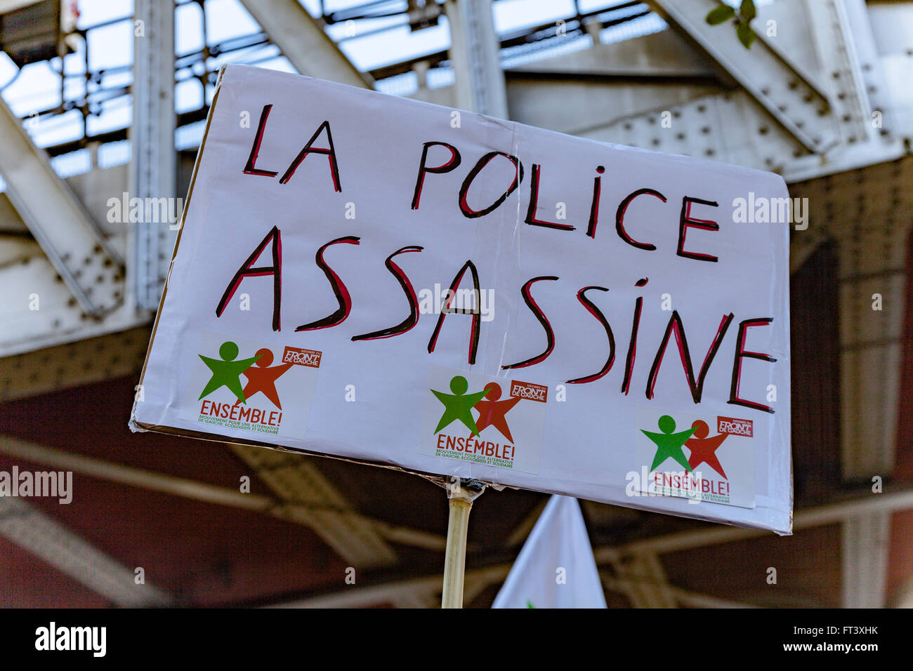 March against racism in France Stock Photo - Alamy