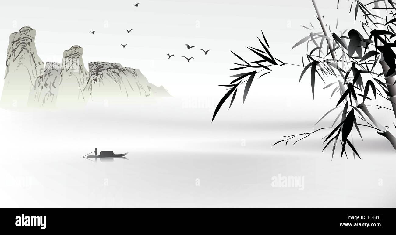 East asian theme Stock Vector Images - Alamy