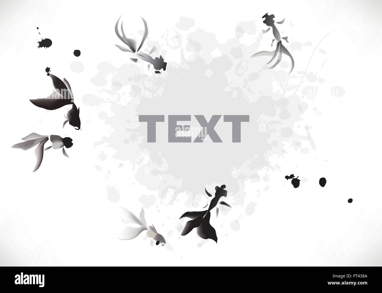 Japanese black gold ink Stock Vector Images - Alamy