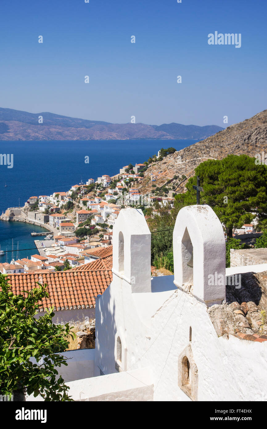 Views over Hydra Town, Hydra Island, Greece Stock Photo - Alamy